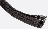 China UV Resistant Split Loom Self-Wrapping Braided Sleeving 3mm-50mm Diameter VW-1 Flame Retardant for sale
