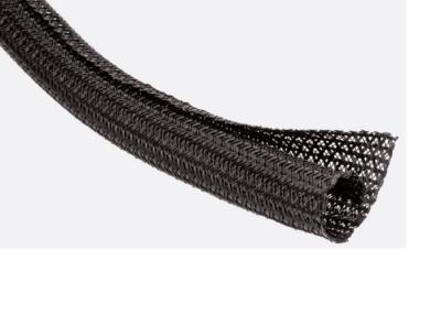 China UV Resistant Split Loom Self-Wrapping Braided Sleeving 3mm-50mm Diameter VW-1 Flame Retardant for sale