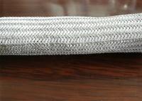 China Silver Plated Stainless Steel Braided Sleeving 1mm-100mm 600V Flexible Tubing for sale