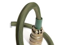 China PET Flame Retardant Cable Sleeve VW-1 Rated -50℃ to +150℃ Temperature Range Expandable Braided Sleeving for sale
