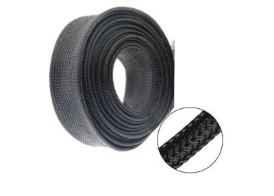 China Wear Proof PET Expandable Braided Sleeving Cable High Strength Harness Usage for sale