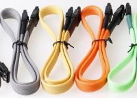 China High Temperature Braided Wire Sleeve - Flame Resistant PET Cover with 155°C Operating Range and 100,000 psi Tensile Strength for sale