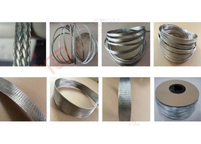 China Stainless Steel Braided Sleeving 600V Round Copper Wire for Cable Shielding 1mm-100mm for sale