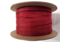 China PET Braided Sleeving 16mm-50mm Expandable Abrasion Resistant for Industrial Hose Protection for sale