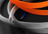 China PET Expandable Braided Sleeve 3mm-100mm Abrasion Resistant Wire Harness Sleeving for sale