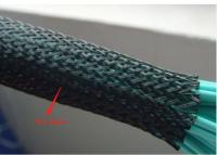 China PET Braided Flame Retardant Cable Sleeve 1mm to 100mm for Automotive Wire Harness Protection for sale