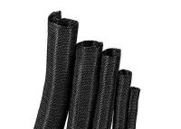 China PET Flame Retardant Braided Sleeve 200% Expandable UL94 VW-1 for Automotive Wire Cable for sale