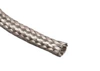 China UL94-V Stainless Steel Braided Sleeving 900°C Heat Resistant Expandable Cable Sleeve 0.10-0.30mm for sale