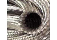 China 304 Stainless Steel Braided Sleeve for Cable Harness EMI Shielding 900C for sale