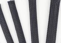 China VW-1 Flammability Braided Polyester PET Expandable Sleeve for Wire Harness Protection -50°C to 150°C for sale