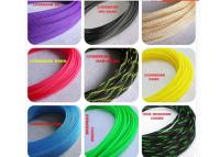 China VW-1 Flammability PET Expandable Braided Sleeving -50C to +150C for Wire Harness Protection for sale