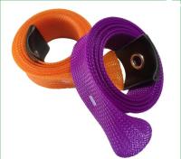 China Custom PET Braided Sleeve Fishing Rod Cover Expandable 3.0mm to 25.0mm for sale
