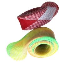 China Custom PET Braided Sleeve Fishing Rod Cover Expandable 3.0mm to 25.0mm for sale