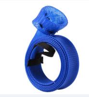 China Custom PET Braided Sleeve Fishing Rod Cover Expandable 3.0mm to 25.0mm for sale