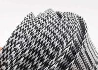 China Black White 3.0mm PET Expandable Braided Sleeving for Wiring Harness Protection 100m Roll for sale