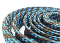 China Black PET Expandable Braided Cable Sleeving 3.0mm for Electrical Wiring Harness -50°C to +125°C Temperature Range for sale