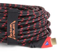 China 1 Inch Flexible Braided Speaker Cable Sleeve - PET Monofilament Construction with 0.77 lbs/100' Weight for sale