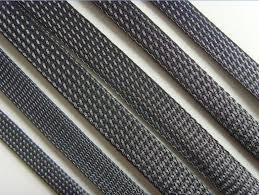 China PET Expandable Braided Sleeving 1/4 to 3 Inch for Automotive Cable Protection for sale