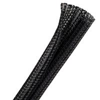 China Heat Resistant Self Wrapping Split Braided Sleeving Halogen Free for sale