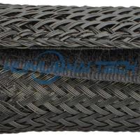 China VW-1 Colorful Velcro Cable Sleeve 150C Abrasion Resistant Multifilament Braided Sleeve for sale
