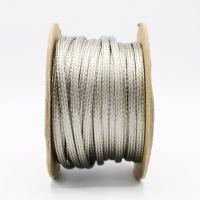 China 304 Stainless Steel Braided Sleeving 50mm Tensile Resistant High Temperature Protection for sale
