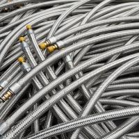China SUS304 Stainless Steel Braided Sleeving 1/4 to 1 1/2 Inch for Hose Protection for sale