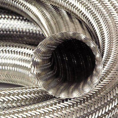 China UL 94V Stainless Steel Braided Wire Sleeve 304 EMI Cable Protection 1-100mm for sale