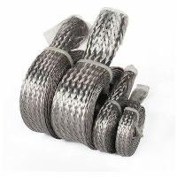China Custom UL 94V-0 304 Stainless Steel Braided Sleeving for EMI Shielding 900°C for sale