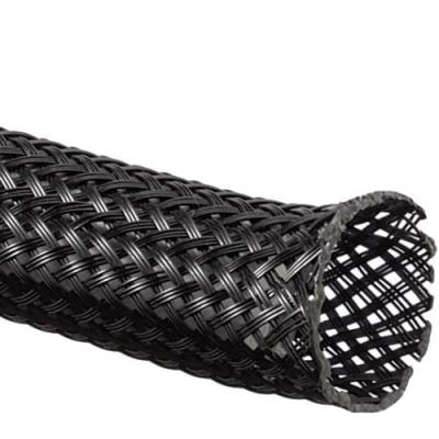 China Flexo PA66 Braided Nylon Sleeve Flame Retardant Cable Protection -60°C to 160°C Temperature Range VW-1 Rated for sale