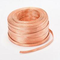 China Tinned Copper PET Braided Sleeving 3/4in EMI Shielding Cable Protection for sale