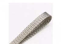 China Tinned Copper Braided Sleeving 1/2 to 1 3/4 Inch High Temperature Cable Protection for sale