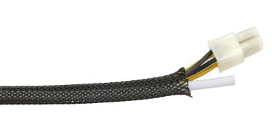 China Flameproof PET Expandable Braided Sleeving 3-76mm Diameter Range with UL VW-1 Flame Resistance for Wire Protection for sale