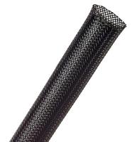 China Flameproof PET Expandable Braided Sleeving 3-76mm Diameter Range with UL VW-1 Flame Resistance for Wire Protection for sale