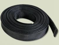 China Flameproof PET Expandable Braided Sleeving 3-76mm Diameter Range with UL VW-1 Flame Resistance for Wire Protection for sale