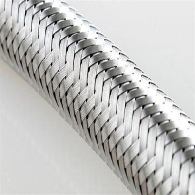China Custom UL 94V-0 304 Stainless Steel Braided Sleeving for EMI Shielding 900°C for sale