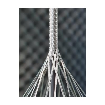 China 304 Stainless Steel Braided Cable Sleeve Halogen Free EMI RFI ESD Protection 1mm to 100mm for sale