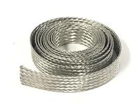 China 304 Stainless Steel Braided Cable Sleeve Halogen Free EMI RFI ESD Protection 1mm to 100mm for sale