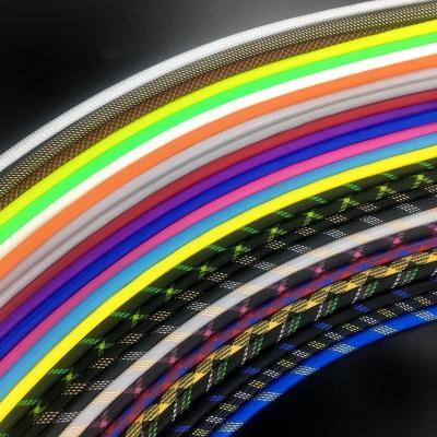 China Flame Retardant Braided Wire Sheathing Cable Management Sleeve for sale