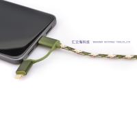 China Abrasion Resistant Cotton Braided Sleeving for Power Cable Jacket 2mm to 100mm for sale