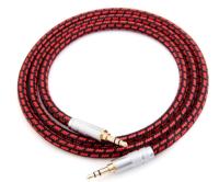 China 50mm Flat Red Cotton Cable Sleeve Expanding Braided Sleeving 100m Roll for sale
