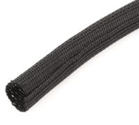 China PET Self Closing Braided Wire Wrap Sleeve 6mm to 50mm Cable Harness SGS ISO for sale