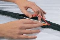 China PP PET Polyester Self Closing Cable Wrap Abrasion Retardant for sale