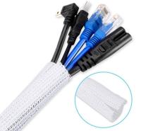China PET Fireproof Self Wrapping Split Braided Sleeving 6mm-50mm Cable Protection for sale