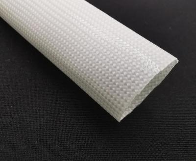 China 50mm Heat Resistant Fiberglass Wire Sleeving - 600°C Temperature Rating, 700V Breakdown Voltage for sale