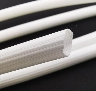 China Alkali Free Heat Resistant Fiberglass Sleeve 3mm ID 600°C Temperature Range VW-1 Flame Rated for sale