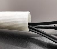 China Alkali Free Heat Resistant Fiberglass Sleeve 3mm ID 600°C Temperature Range VW-1 Flame Rated for sale
