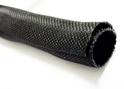 China Flexible Self Wrapping Cable Sleeving Fabric Woven Self Closing Wrap Sleeving 6mm to 50mm ID for sale