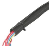 China Fireproof Polyester Heat Resistant Cable Wrap Loom Braided Sleeve 6mm to 50mm for sale