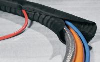 China Fireproof Polyester Heat Resistant Cable Wrap Loom Braided Sleeve 6mm to 50mm for sale