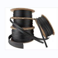 China REACH 1 Inch PET Expandable Braided Sleeving 100ft Black Abrasion Resistant Cable Protection for sale